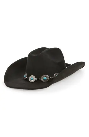 Tasha Western Cowboy Hat With Concho Band
