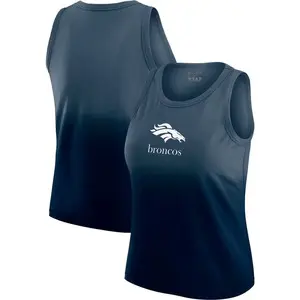 WEAR BY ERIN ANDREWS X Gracie Hunt Denver Broncos Ombre Tank Top - Navy