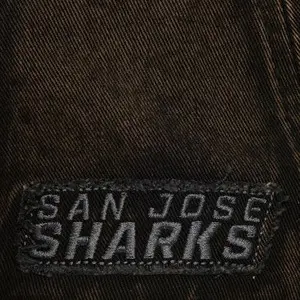 Mitchell & Ness San Jose Sharks Downtown Snow Wash Pro-crown Adjustable Hat