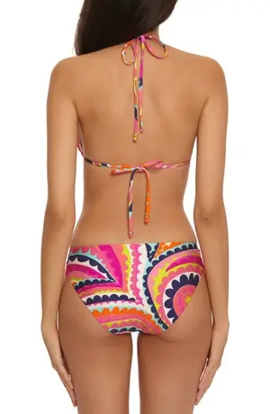 Trina Turk Aphrodite Side Tab Hipster Bikini Bottoms