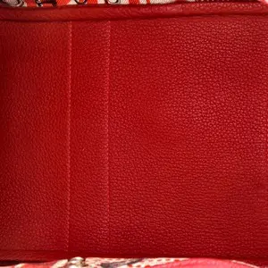 Hermès Garden Party Tote Leather With Printed Interior 36 - Red
