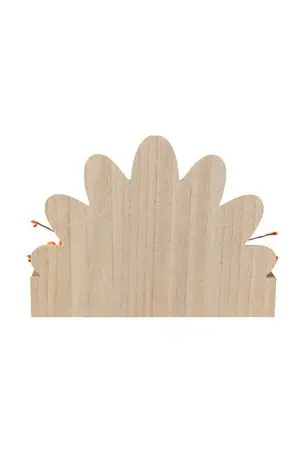 GLITZHOME Thanksgiving Wooden Pilgrim Or Turkey Table Block Sign