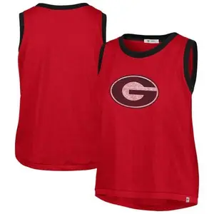 '47 Georgia Bulldogs Premier Ringer Tank Top - Red
