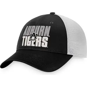 Top Of The World Auburn Tigers Stockpile Trucker Snapback Hat - Black