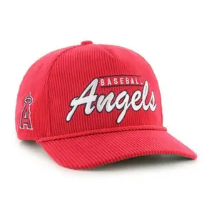 '47 Los Angeles Angels Corduroy Hitch Adjustable Hat - Red