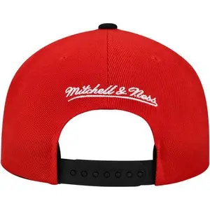 Mitchell & Ness Black Detroit Wings Underarch Two-tone Pro Crown Snapback Hat