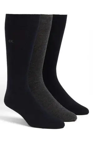 Calvin Klein Assorted 3-pack Socks Assorted Blue