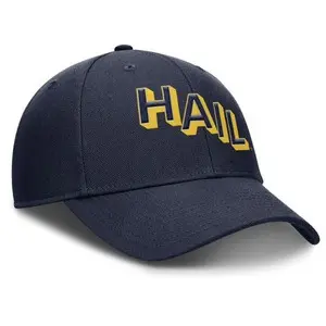 JORDAN BRAND Michigan Wolverines Slanted Primetime Rise Performance Adjustable Hat