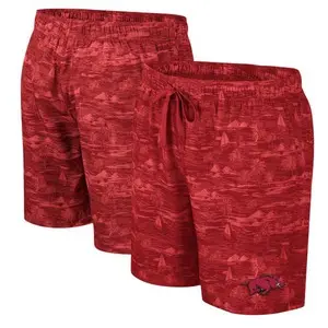 COLOSSEUM Arkansas Razorbacks Printed Swim Shorts