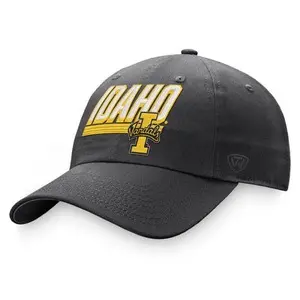 Top Of The World Idaho Vandals Slice Adjustable Hat - Charcoal