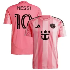 Adidas Lionel Messi Inter Miami Cf 2025 Euforia Replica Player Jersey - Light Pink