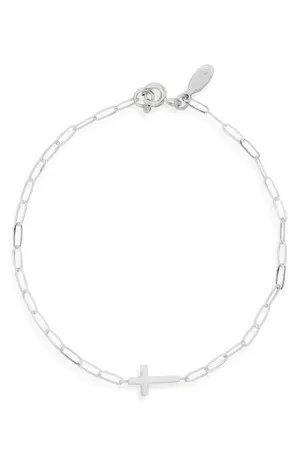 Anzie Love Letter Paper Clip Chain Bracelet