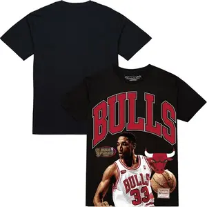 Mitchell & Ness Scottie Pippen Chicago Bulls Hardwood Classics Player Arch T-shirt - Black