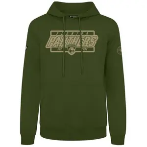LEVELWEAR Florida Panthers Podium Pullover Hoodie - Olive