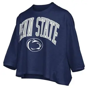 PRESSBOX Penn State Nittany Lions Midi Arch Over Logo Oversized T-shirt