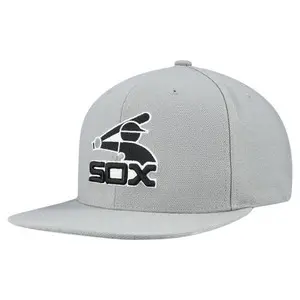 Mitchell & Ness Chicago White Sox Cooperstown Collection Basic Flip Snapback Hat - Gray