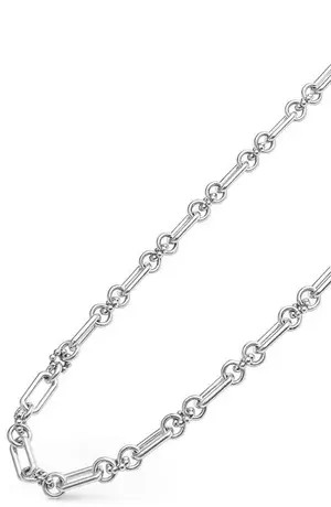 Lagos Sterling Petite Caviar Link Necklace