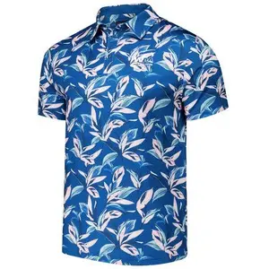 FLOMOTION Wm Phoenix Open Birds Of Paradise Polo - Navy