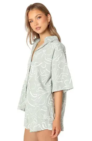 PETAL & PUP Fiorelli Button-up Shirt & Shorts