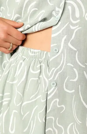 PETAL & PUP Fiorelli Button-up Shirt & Shorts