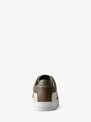 Michael Kors Brady Leather Color-block Sneakers