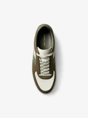 Michael Kors Brady Leather Color-block Sneakers