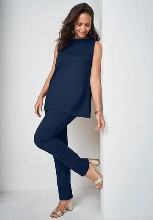 JESSICA LONDON 3-piece Ponte Pant Set