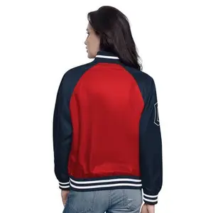 STARTER Navy Cleveland Guardians Home Run Full-snap Varsity Jacket