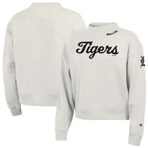 Champion Detroit Tigers Triumph Tri-blend Sweatshirt - Stone