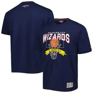 Tommy Hilfiger Washington Wizards Tim Backboard T-shirt - Navy