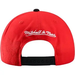 Mitchell & Ness Black Detroit Wings May Flowers Pro Crown Adjustable Hat