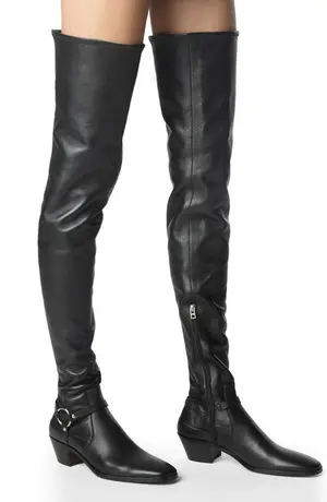 TOM FORD Clint Over The Knee Harness Boot