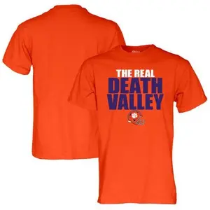 BLUE 84 Clemson Tigers The Real Death Valley T-shirt - Orange