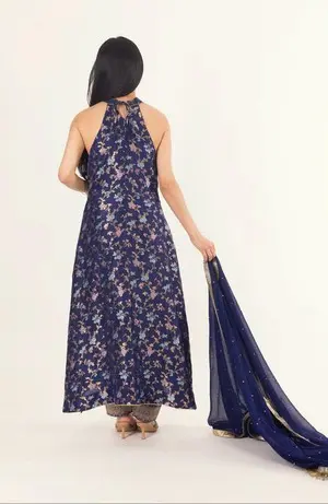 RAAS Lazuli Jacquard Halter Salwar Kameez
