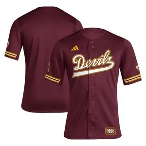 Adidas Arizona State Sun Devils Reverse Retro Replica Baseball Jersey - Maroon