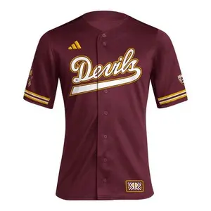 Adidas Arizona State Sun Devils Reverse Retro Replica Baseball Jersey