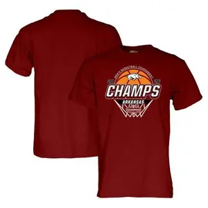 BLUE 84 Arkansas Razorbacks 2026 Sec Basketball Tournament Champions Locker Room T-shirt - Cardinal