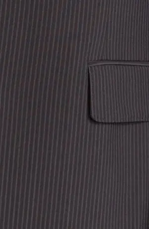 KROON Wool Blend Sportcoat With Sporty Stripes