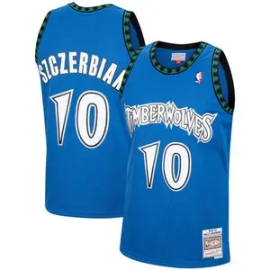 Mitchell & Ness Wally Szczerbiak Minnesota Timberwolves 2001/02 Hardwood Classics Swingman Jersey - Blue