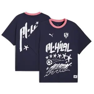 PUMA Al Hilal 2025 Fifa Club World Cup Hoops T-shirt - Navy