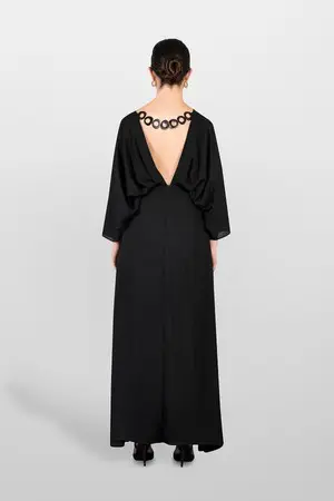 LAURA APARICIO Maxi Tagua Dress