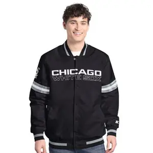 STARTER Chicago White Sox Scout Full-snap Varsity Jacket