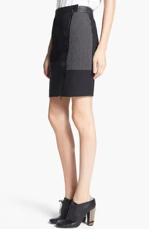 Elizabeth And James Hastings Coated Patchwork Skirt