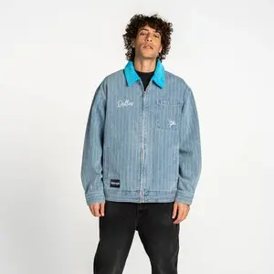 THE WILD COLLECTIVE Dallas Wings Conductor Full-zip Jacket - Denim