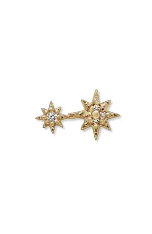 Anzie North Star Single Stud Earring