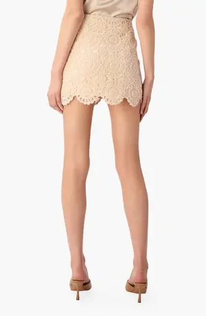 Cami Nyc Demeter Cotton Lace Miniskirt