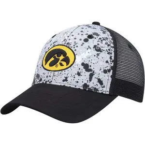 COLOSSEUM Black Iowa Hawkeyes Love Fern Trucker Snapback Hat - Gray