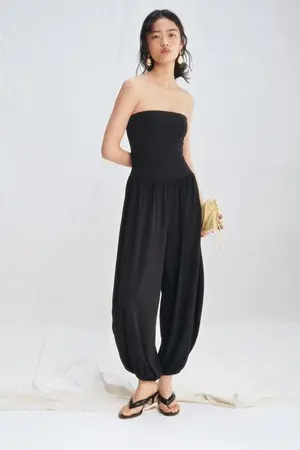 H&m Balloon-leg Bandeau Jumpsuit