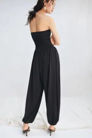 H&m Balloon-leg Bandeau Jumpsuit