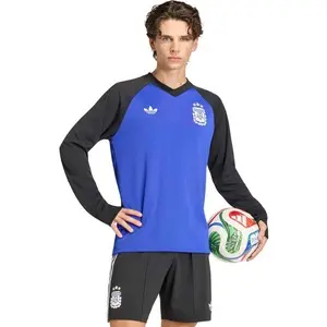 Adidas Argentina National Team 2026 Long Sleeve Pre-match Top - Blue